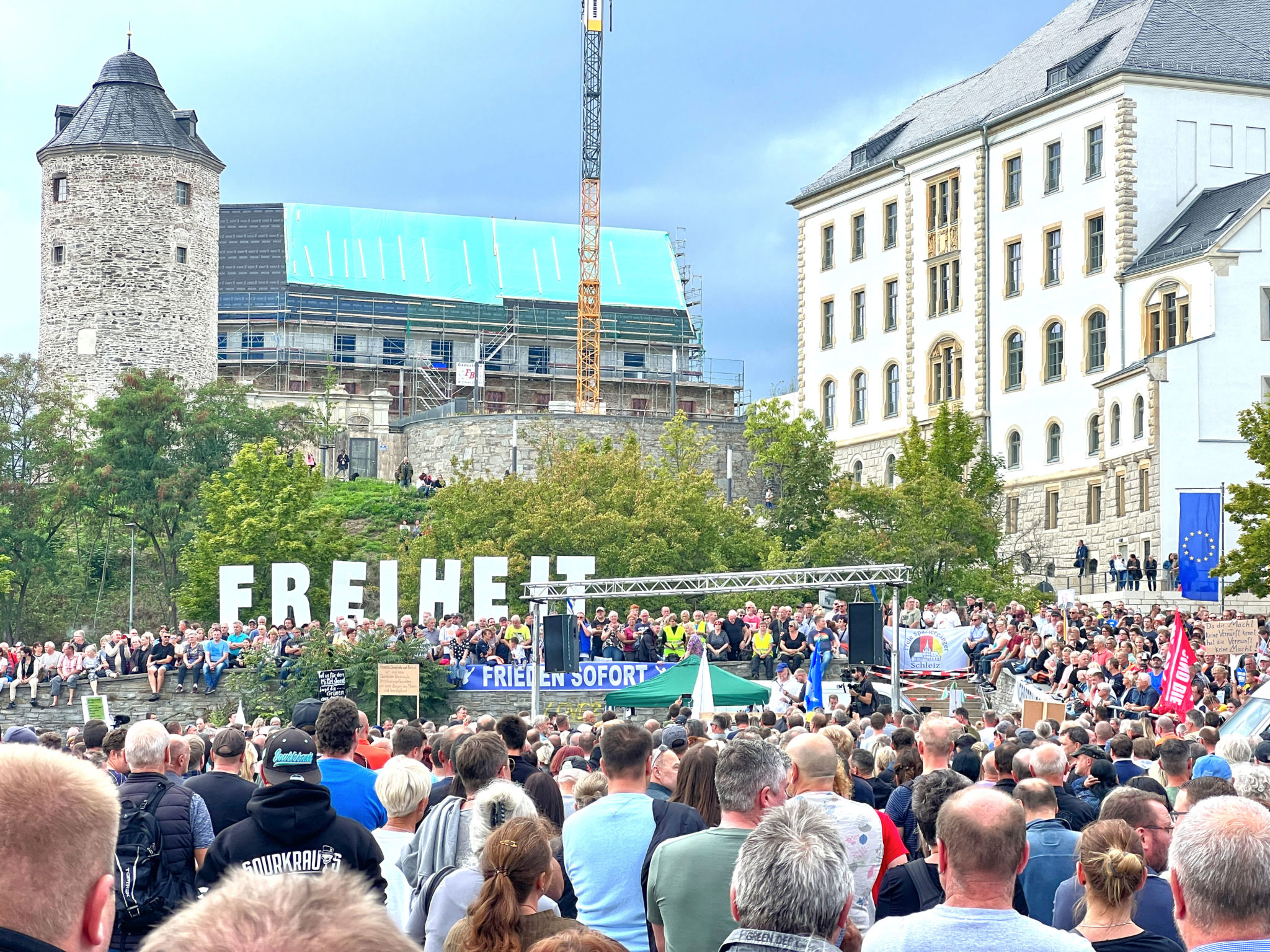 Plauen protestiert gegen Regierung – Spitzenstadt.de