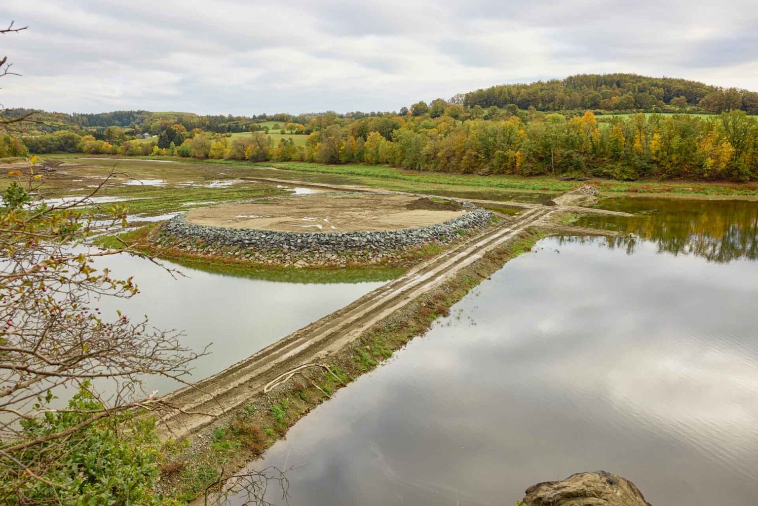 Talsperre Pirk läuft wieder voll: Sedimentberäumung abgeschlossen ...